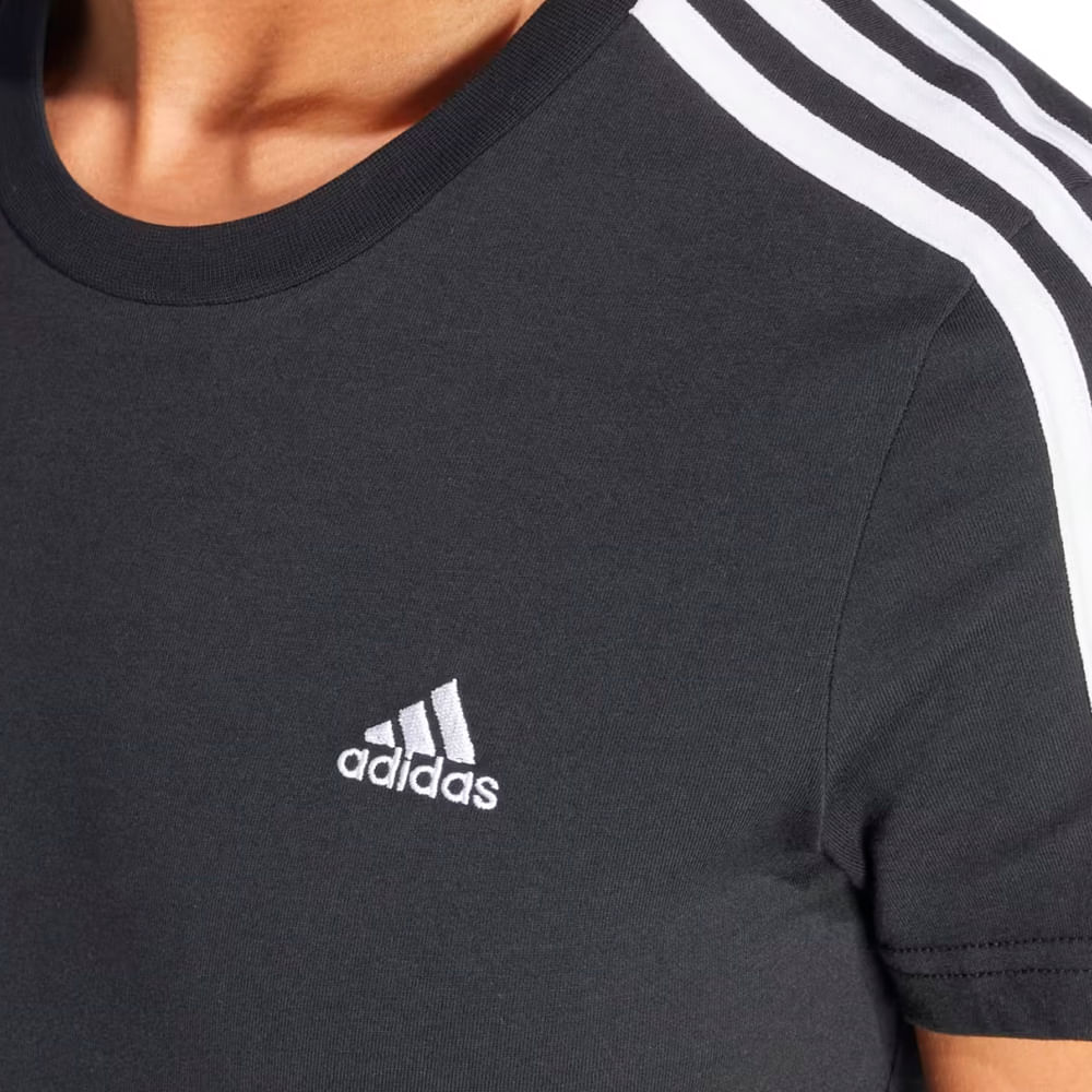 Remera Training Adidas loungewear essentials 3 tiras Ng Bn Mj - Los ...